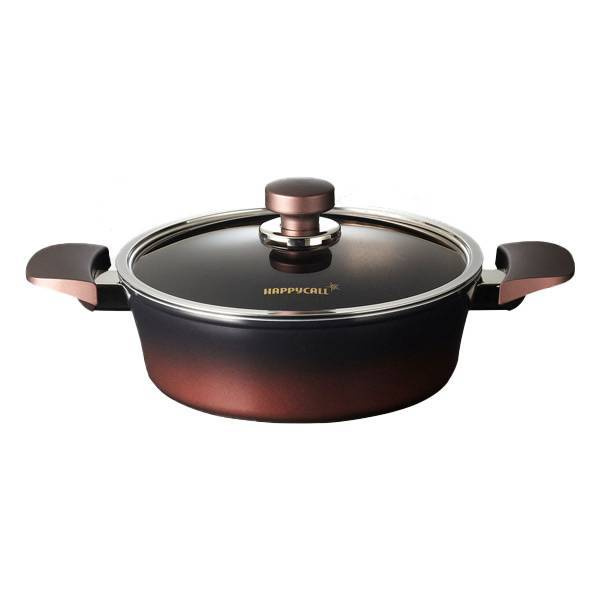 HAPPYCALL IH Titanium Garnek tytanowy 24cm Niski na indukcję. | Sklep Happycall Polska